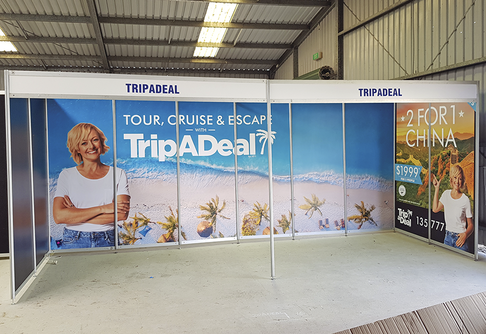 Standard Booth. Can be built in a range of sizes. Typically, 3m x 2m ...